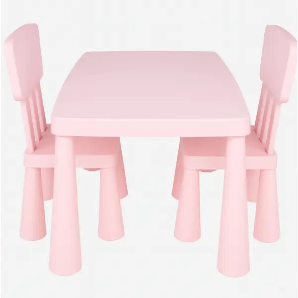 Set dečiji sto i stolice roze Natur BBO 533.920292