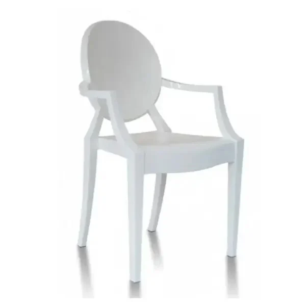 Plastična stolica Ghost krem FA0084
