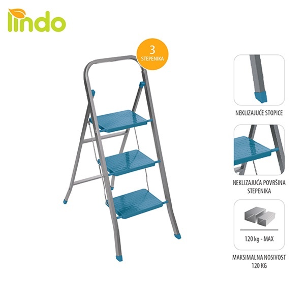 Merdevine sa tri stepenika Boost Lindo 12945