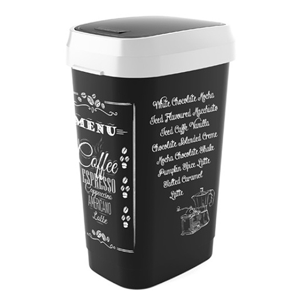Kanta za smeće KIS Dual Swing Style L Cofee Menu 50 l 3097301