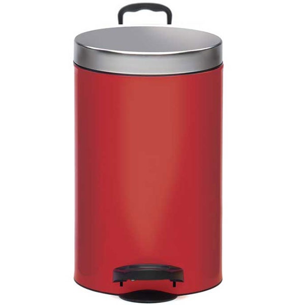Kanta za đubre crvena 14l inox 978851