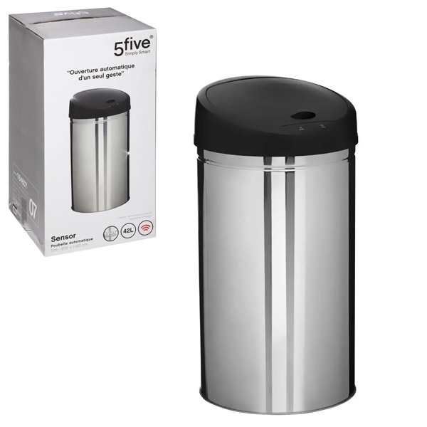 Kanta za smeće sa senzorom 42L Inox ABS Five 164607