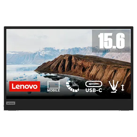 LENOVO Monitor L15 66E4UAC1WL 15.6", IPS, 66E4UAC1WL