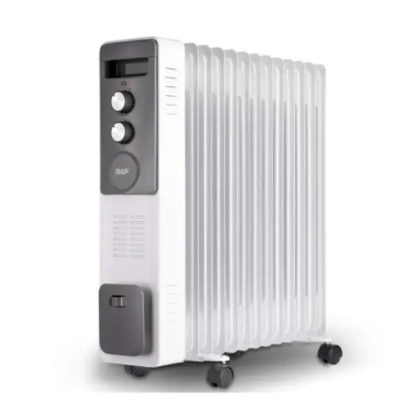 Uljani radijator sa ventilatorom 13 rebara beli 2900W RAF R.1338W