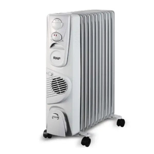 Uljani radijator sa ventilatorom11 rebara beli 2900W RAF R.1131W