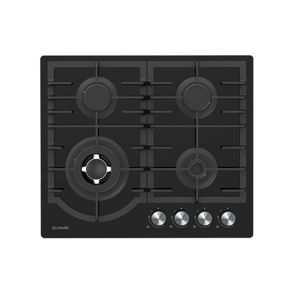 Ugradna staklena plinska ploča sa Wok gorionikom 60cm EL-60GH096W Elmark 300072