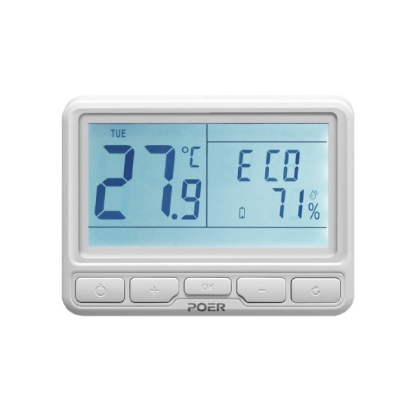 Programabilan digitalni bežični WiFi termostat POER-PTC/PTR/PTG