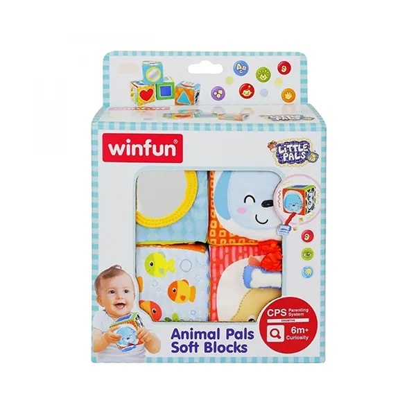 Igračka za bebe Mekane kocke Winfun 45160