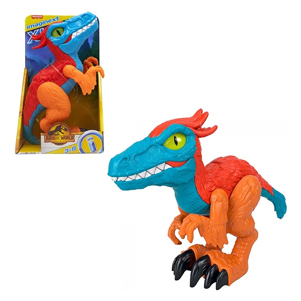 Igračka Dino Piroraptor 25cm Deluxe Svet iz doba Jure Fisher Price 58333