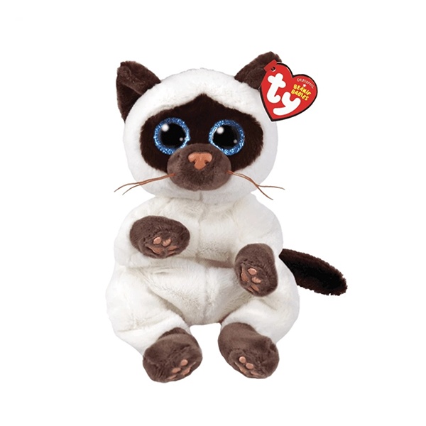 Plišana igračka Mačka Miso 20x8x11cm TY Beanie Babies 58162
