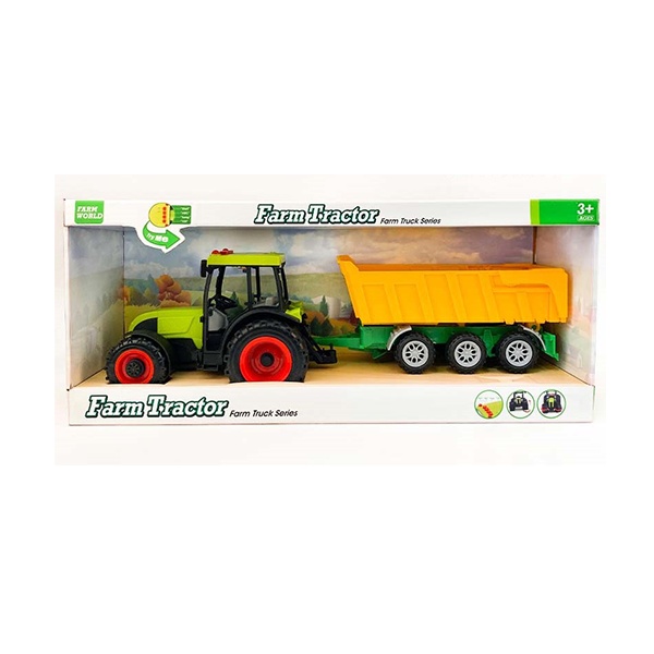 Traktor sa prikolicom sa svetlom i zvukom 51x22x15cm 364159