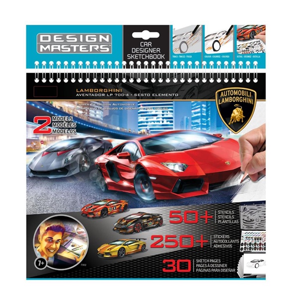 Igračka set stikera Lamborghini Aventador DESIGN MASTERS 28847