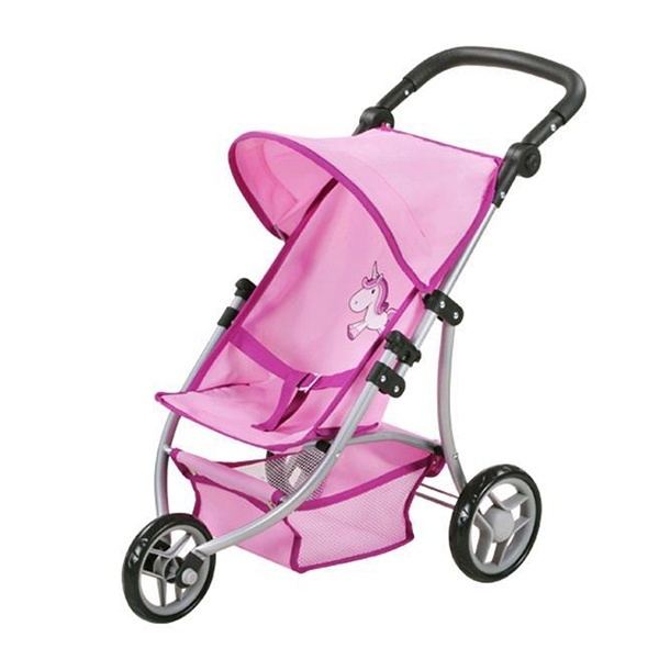 Kolica za lutku Jogger Lio Unicorn roze Knorr 16574