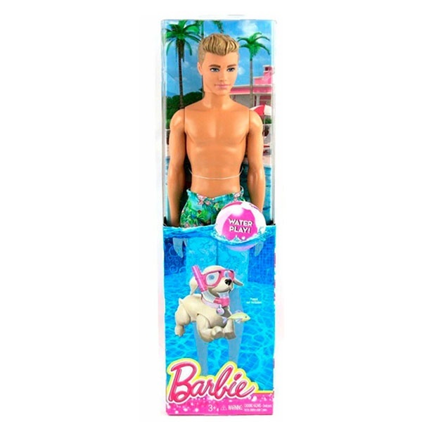 Lutka Ken DGT83 Water Play Barbie 19812