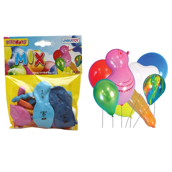 Balon mix 15 kom UNIKATOY U22370