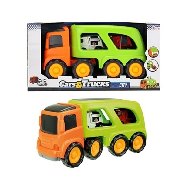 Kamion sa vozilima za hitnu intervenciju Cars and Trucks Toi Toys 42305