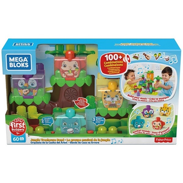 Kocke za decu Mega Bloks Džungla 60kom Fisher Price 45247