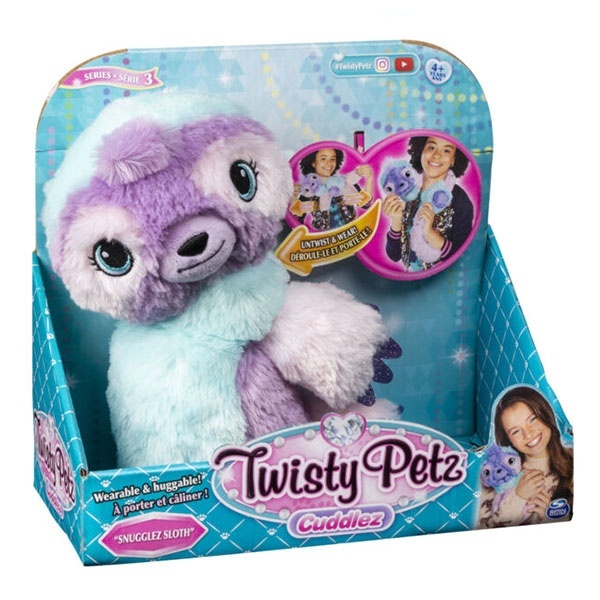 Plišana igračka šal Twisty Petz Lenjivac Spin Master 44745