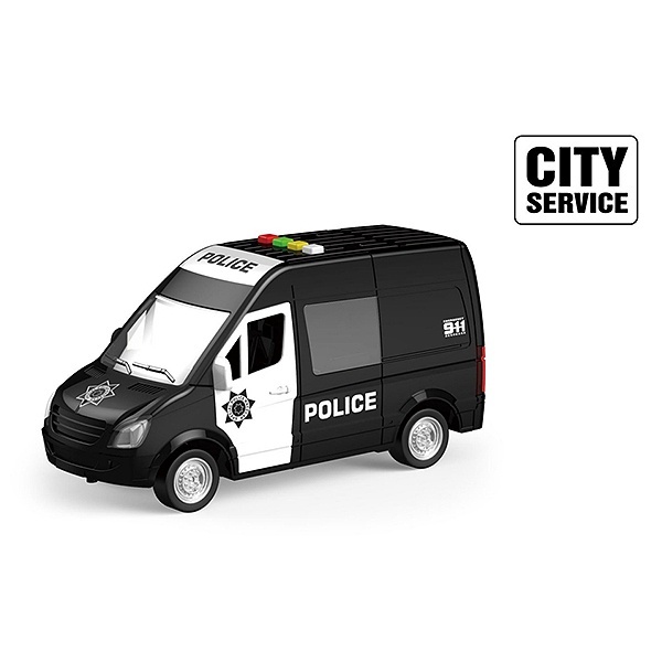 Kombi policija crni sa zvukom i svetlom City Service 44108