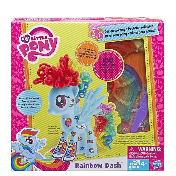 Igračke Moj mali poni Rainbow Dash dizajniraj ponija Hasbro 35035