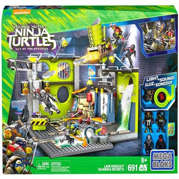 TMNT Kocke Mega Bloks Lair Hideout 39900