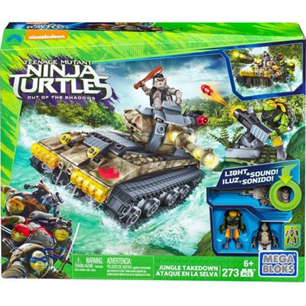 TMNT Kocke Mega Bloks JUNGLE TD 39899