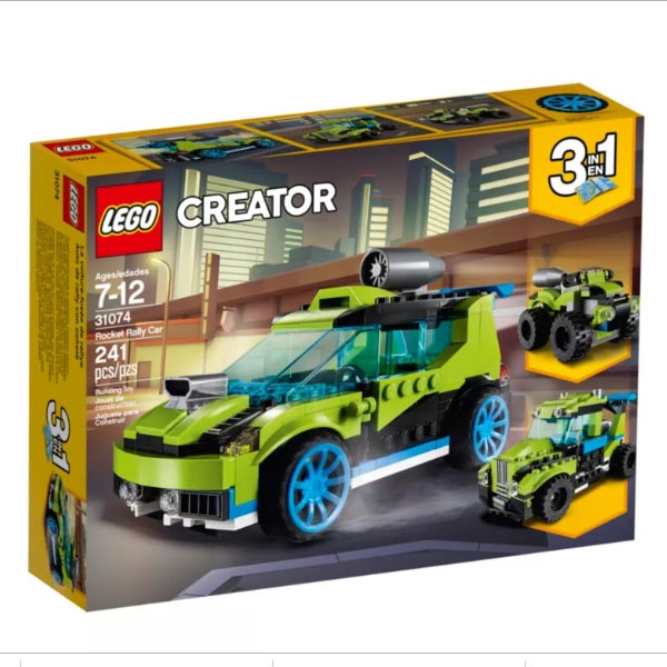 Kocke Lego Creator 3in1 Raketni trkački auto 31074