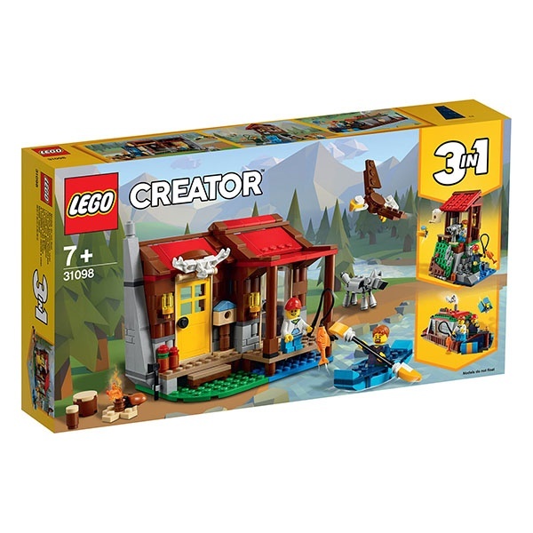 Kocke Lego 3in1 Creator Zabačena koliba 31098