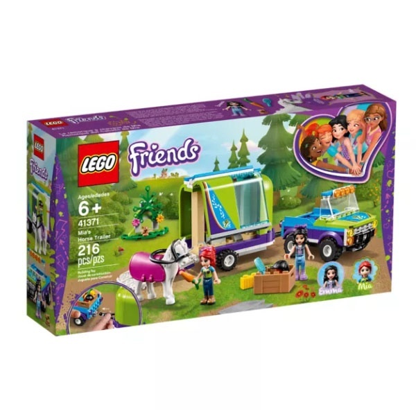 Kocke Lego Friends Miina prikolica za konje 41371