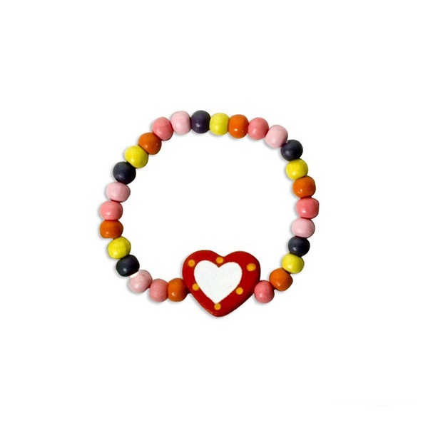 Drvena narukvica Srce 7326-1