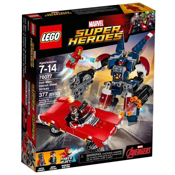Lego Super Heroes Iron Man Detriot Steel Strikes LE76077