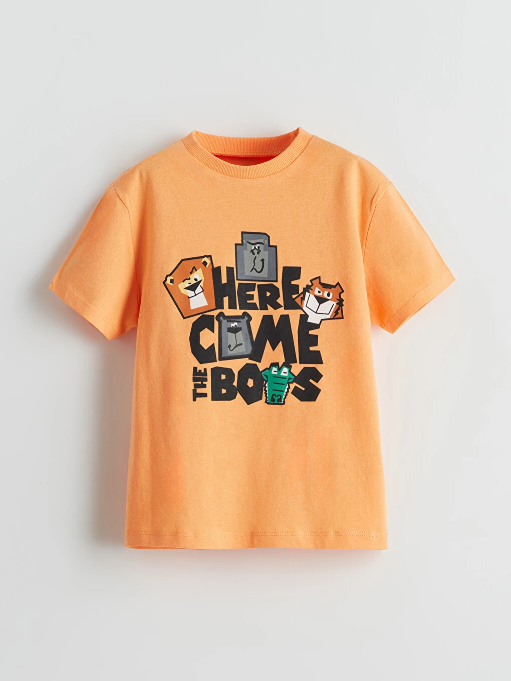 LCW Kids Majica Sa Okruglim Izrezom, Štampana, Za Dečake, Pakovanje Od 3 Komada