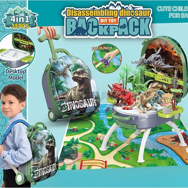 Dinosaurus set 4 u 1 u rancu 35 delova Dino 987829
