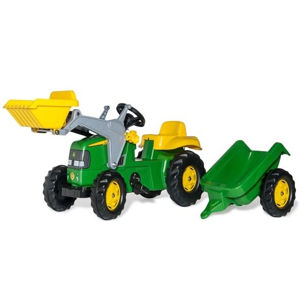 Traktor Rolly kid John Deere sa prikolicom i utovarivačem 023110R