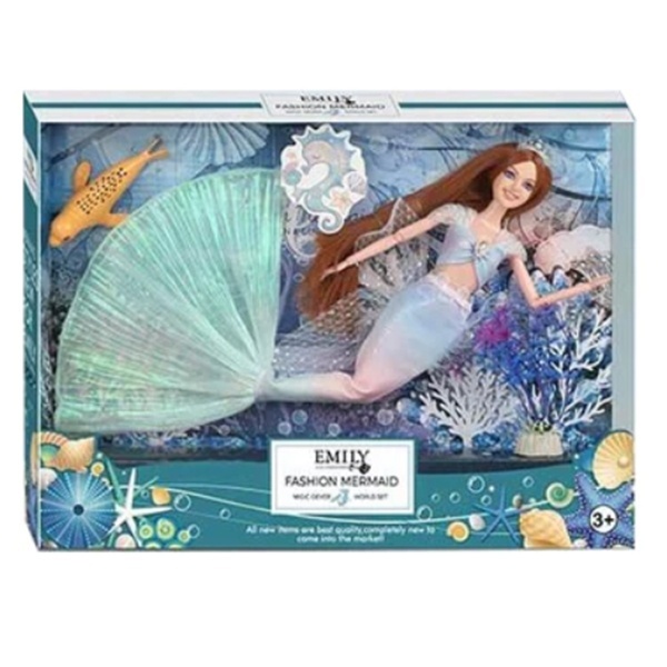 Lutka sirena Emily 30 cm sa morskim lavom 112708