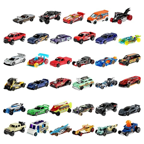 Set autića 36kom 1:64 Hot Wheels 944594
