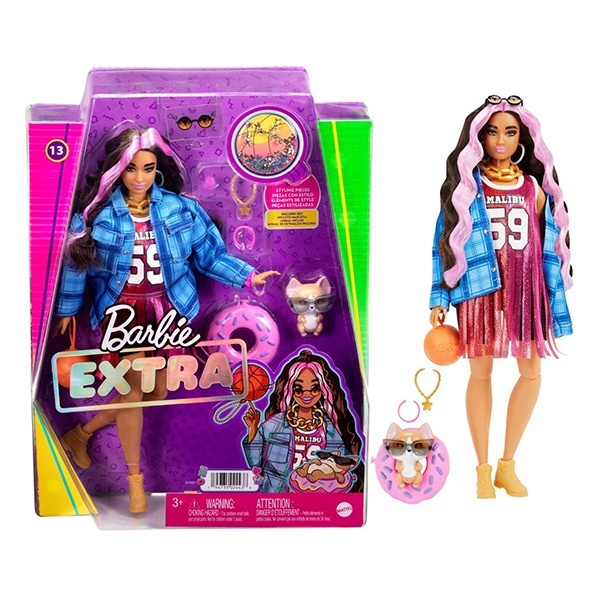 Barbika Extra Barbie Mattel 024438