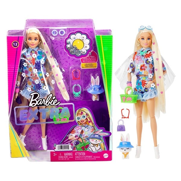 Barbika Extra Barbie Mattel 024452