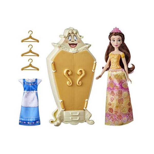 Lutka princeza Bel sa garderoberom Disney Hasbro 848478