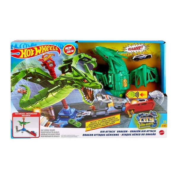 Staza Air city Attack Dragon Hot Wheels 813418