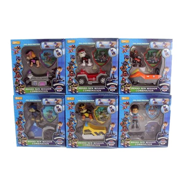 Set figura sa vozilom Patrolne Šape Paw Patrol 582417