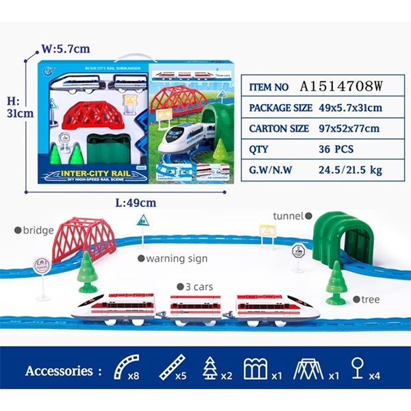 Vozić sa prugom na baterije 325645
