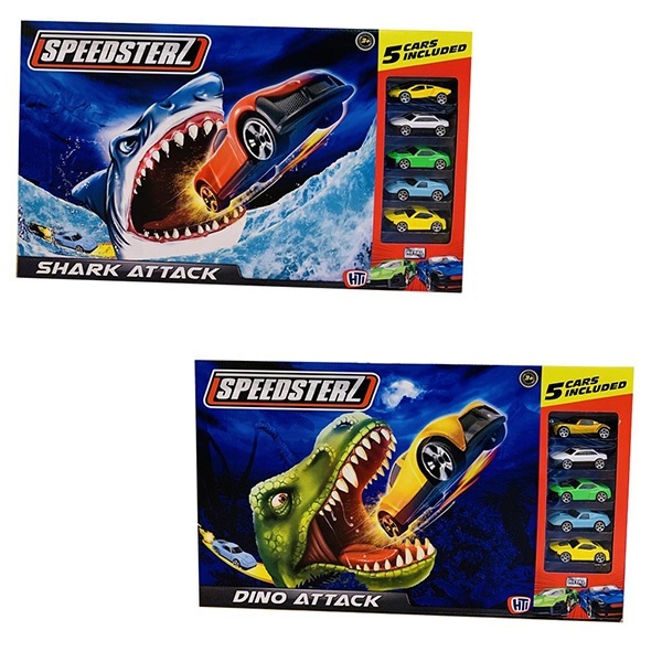 Set auto ispaljivač Dino/Ajkula Speedsterz 721218