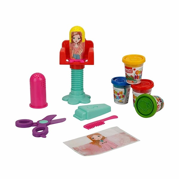 Edukativni set plastelin frizerski salon Crafy Fun Dough 100041
