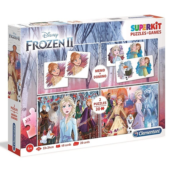 Društvena igra 4u1 Frozen Clementoni O82162