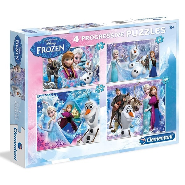 Slagalica Progressive Disney Frozen 4u1 Clementoni O77182