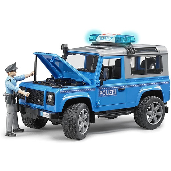Džip Land Rover policijski sa policajcem Bruder 025977