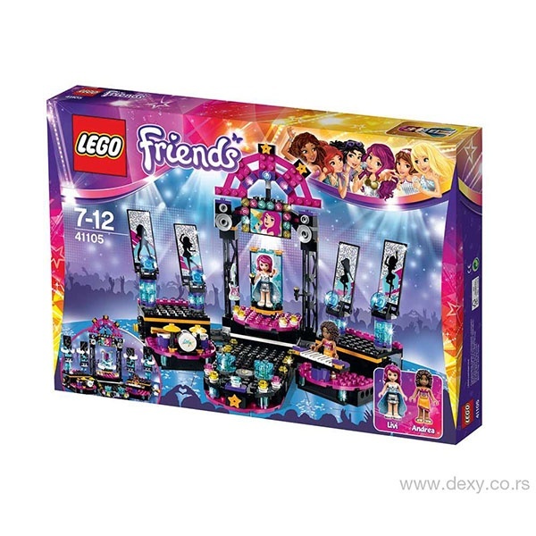 LEGO FRIENDS pop zvezde pozornica LE41105