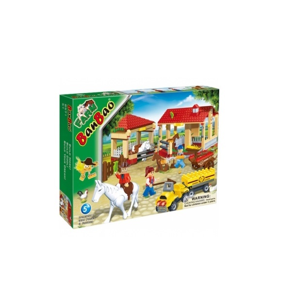 Kocke BanBao farma Štala 726140