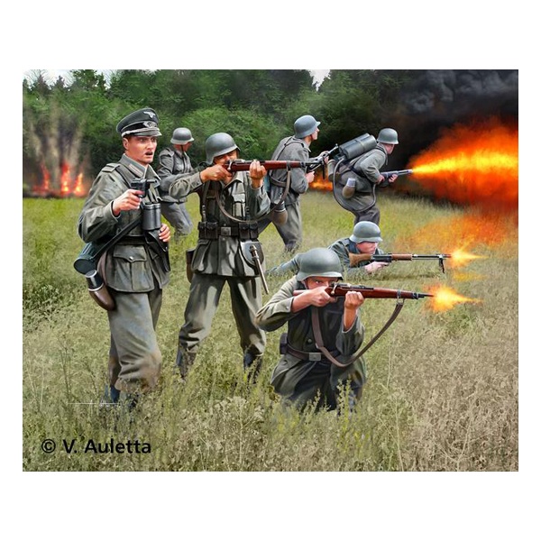 Maketa figure vojnika German Infantry REVELL RV02630/030